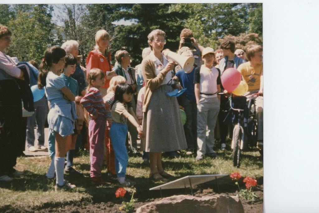 Reimer at MacKinnon Ravine Park dedication – Let's Find Out